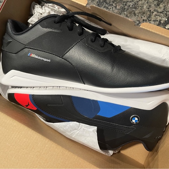 Puma | Shoes | Puma Bmw Motorsport Black Puma Sneaker | Poshmark